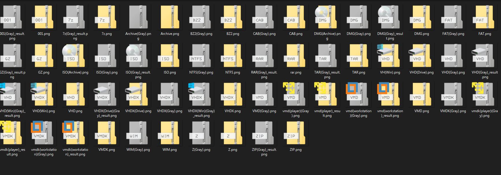 Win10 Archive Icons BETA by BastardOperator on DeviantArt