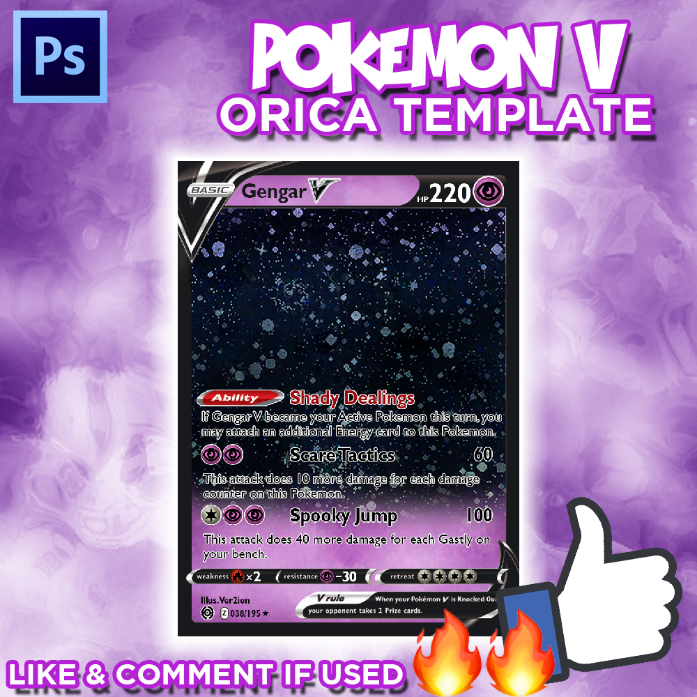Vy erpa Strecha Tr chli Pokemon Card Template Psd Centrum Stevenson Nenad lost