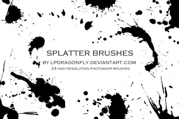 splatter brushes by ivadesign on DeviantArt