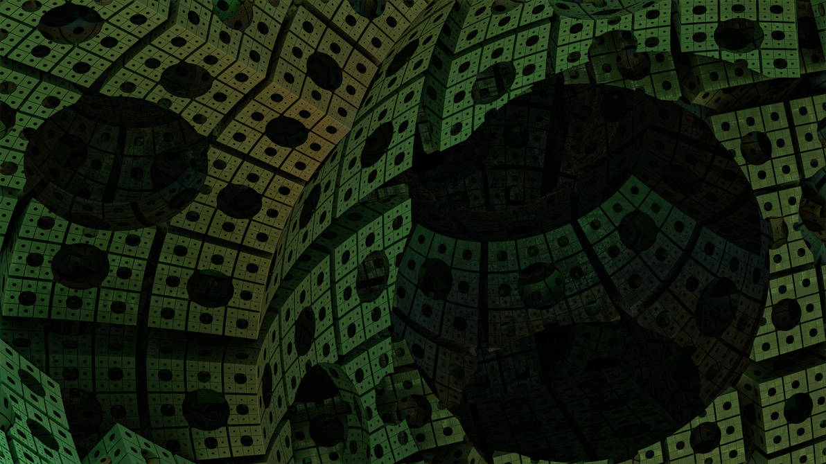 4K Mendelbulb Cubicle Wallpaper by AutisticDirtVeggie on DeviantArt