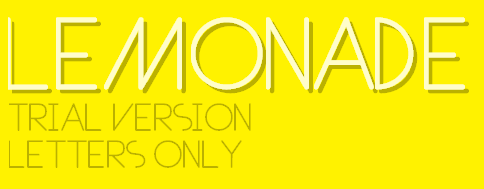 Lemonade [FONT] [TRIAL] by DoodleNeuding24 on DeviantArt