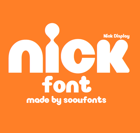 Nick Display (FONT) by DoodleNeuding24 on DeviantArt