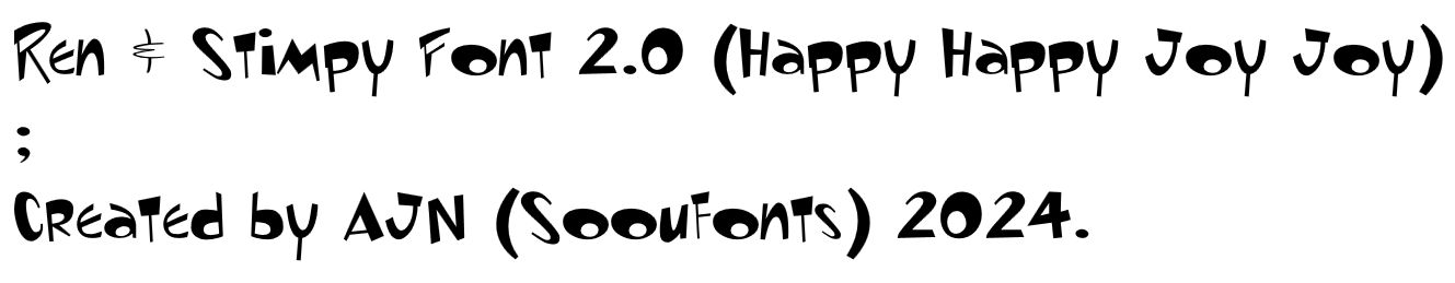 Ren and Stimpy Font [v2.0] by DoodleNeuding24 on DeviantArt