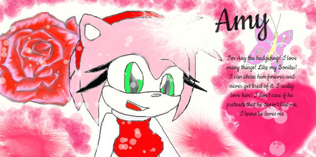 Amy the Hedgehog by sparkle97 on DeviantArt