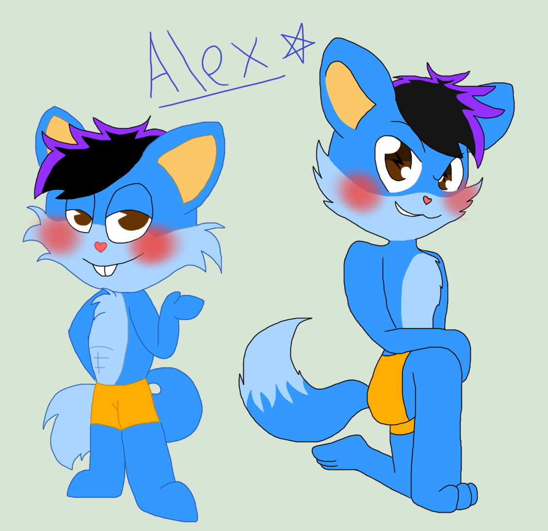 Alex The Fox Htf And My Style By Sugarpinkwolf On Deviantart