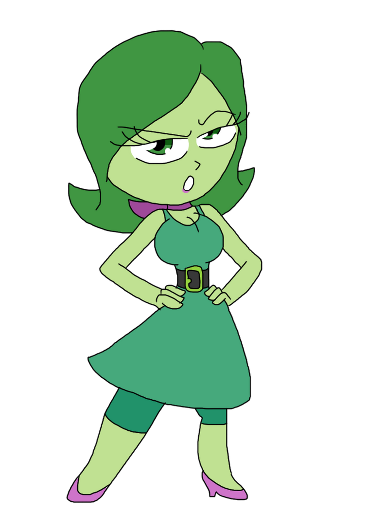 Inside Out Disgust By Sugarpinkwolf On Deviantart
