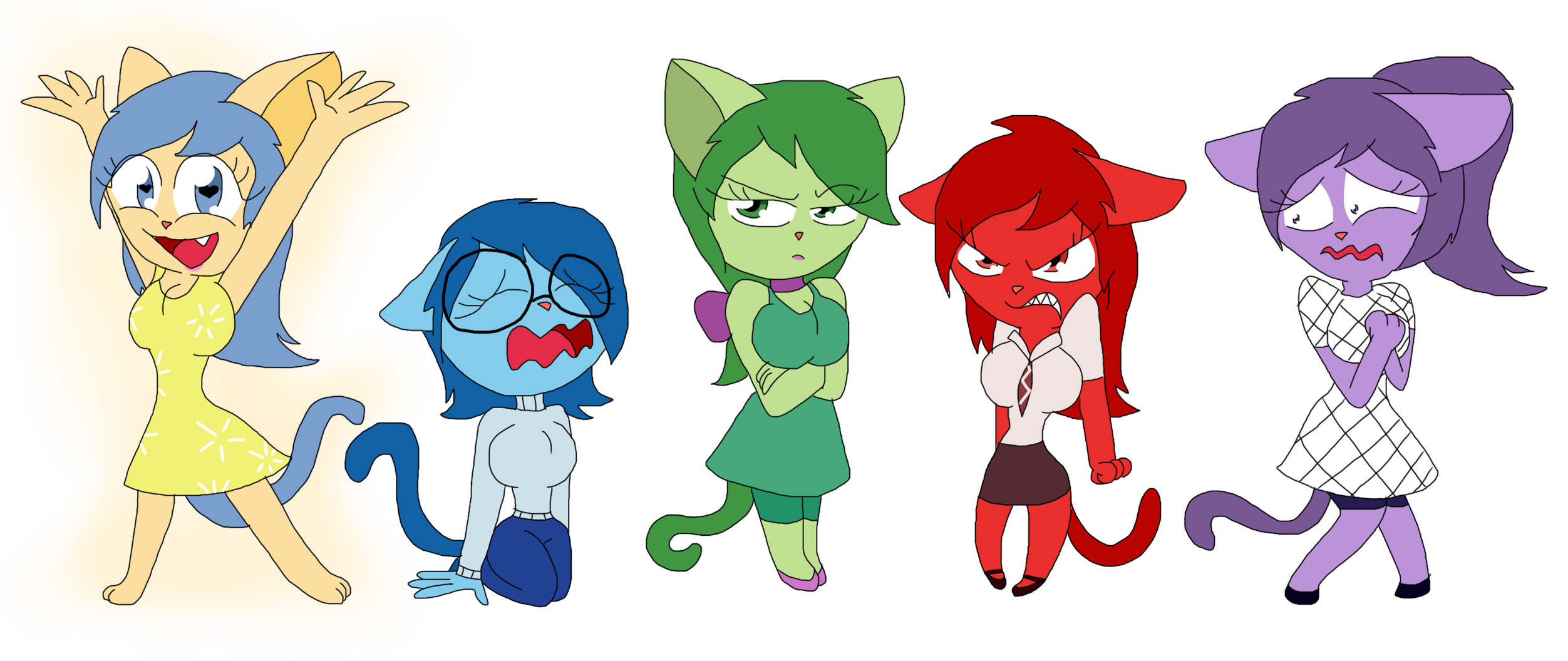 Inside out OC - Tina by SugarPinkWolf on DeviantArt