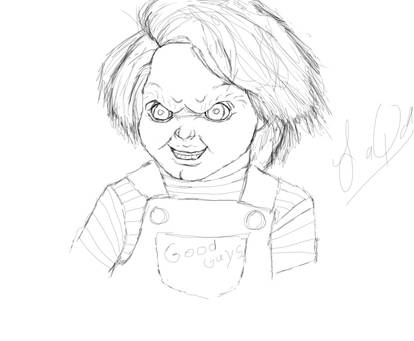 child's play chucky coloring pages