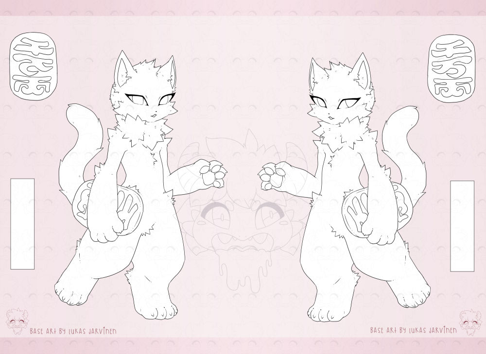 P2U Kemono Maneki Neko Base - $7 by Bubblegum-Yokai on DeviantArt