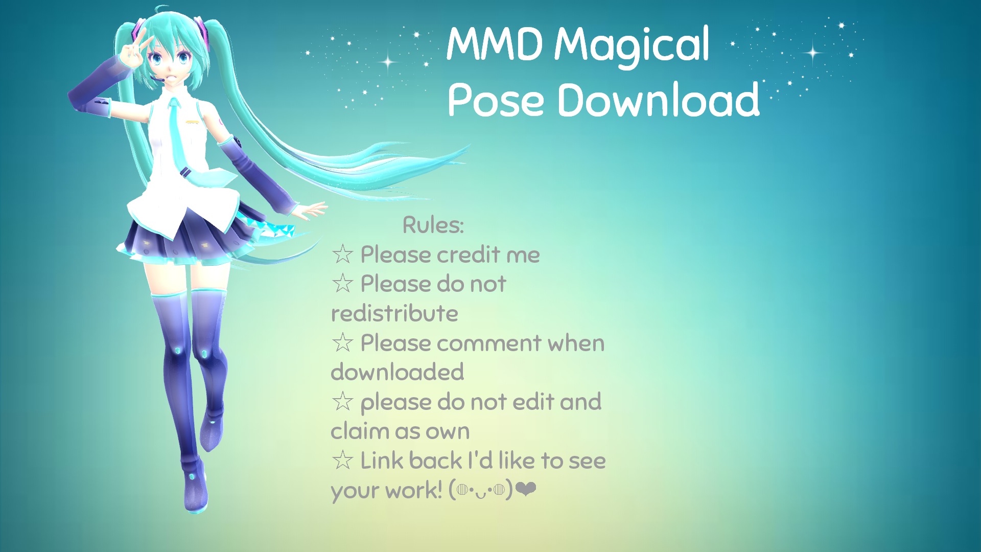 Magical Pose Download by Yourlocalgodzilla on DeviantArt