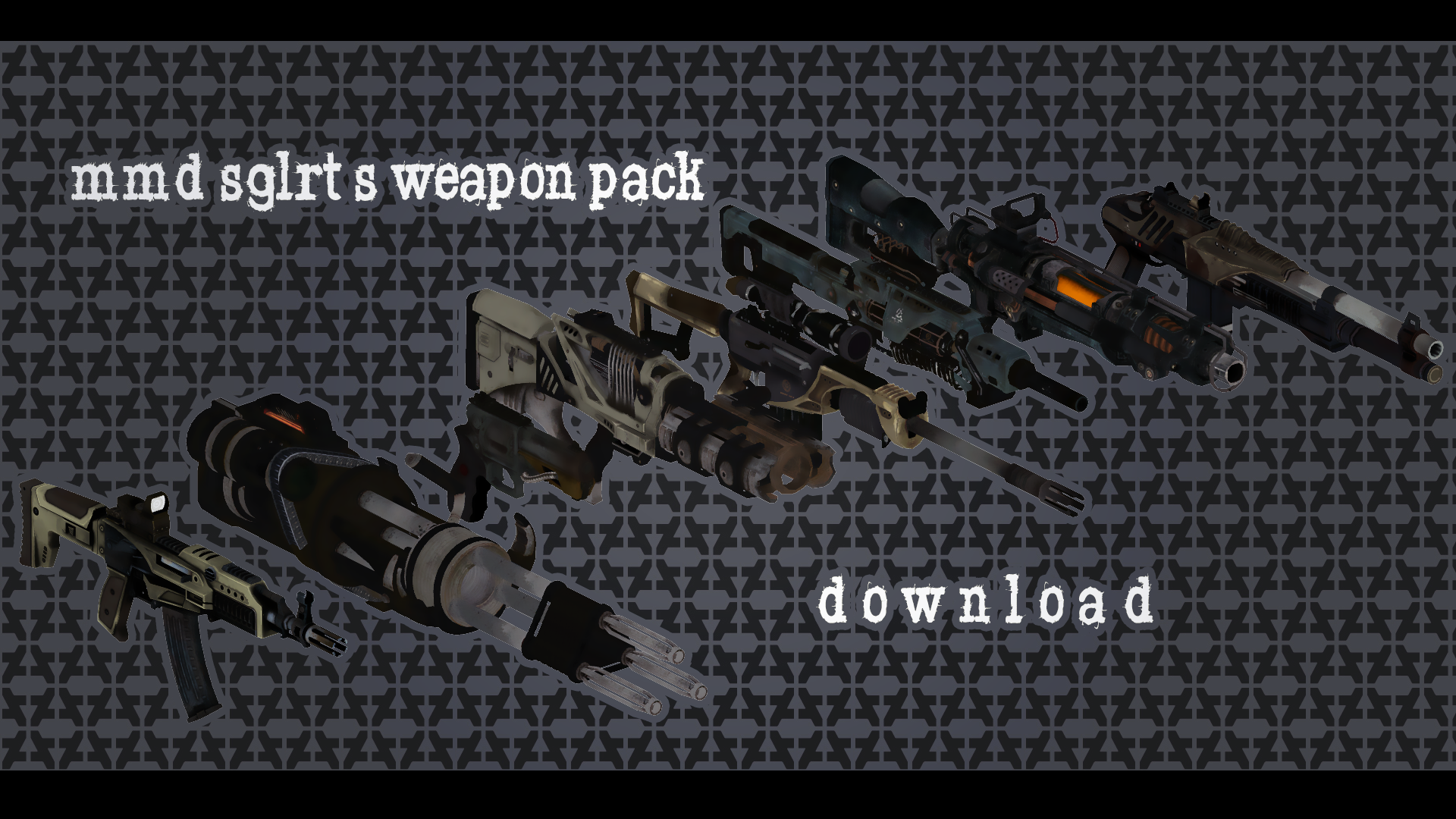 MMD SGLRT Weapon Pack by XxXSickHeartKunXxX on DeviantArt