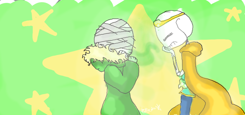 Half (OC) and Dream by OuterX on DeviantArt