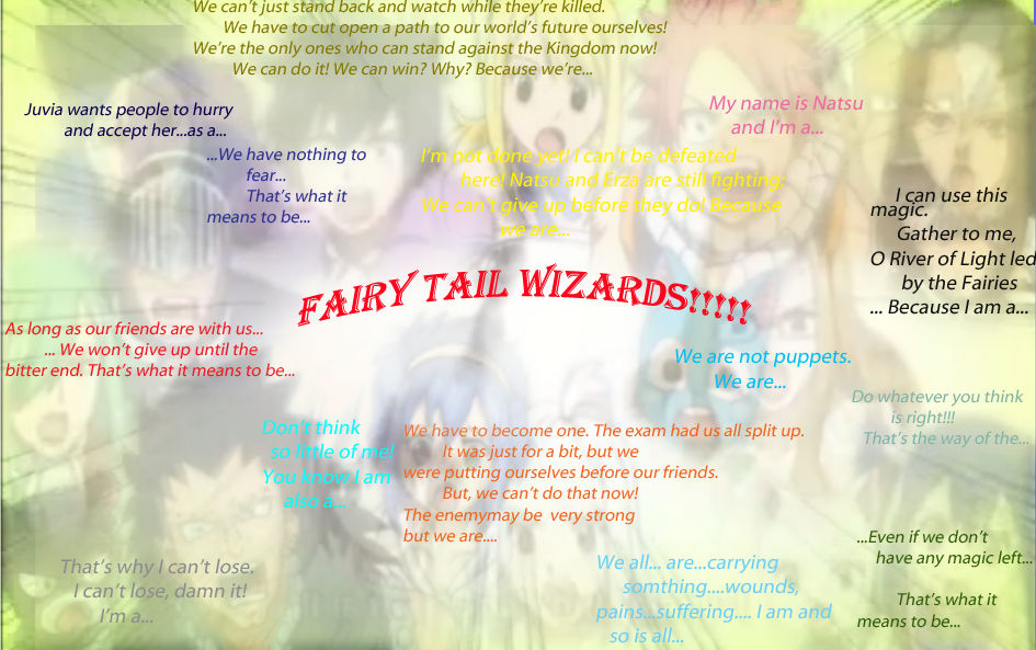 Fairy tail Wizards!!!! by KMO27 on DeviantArt