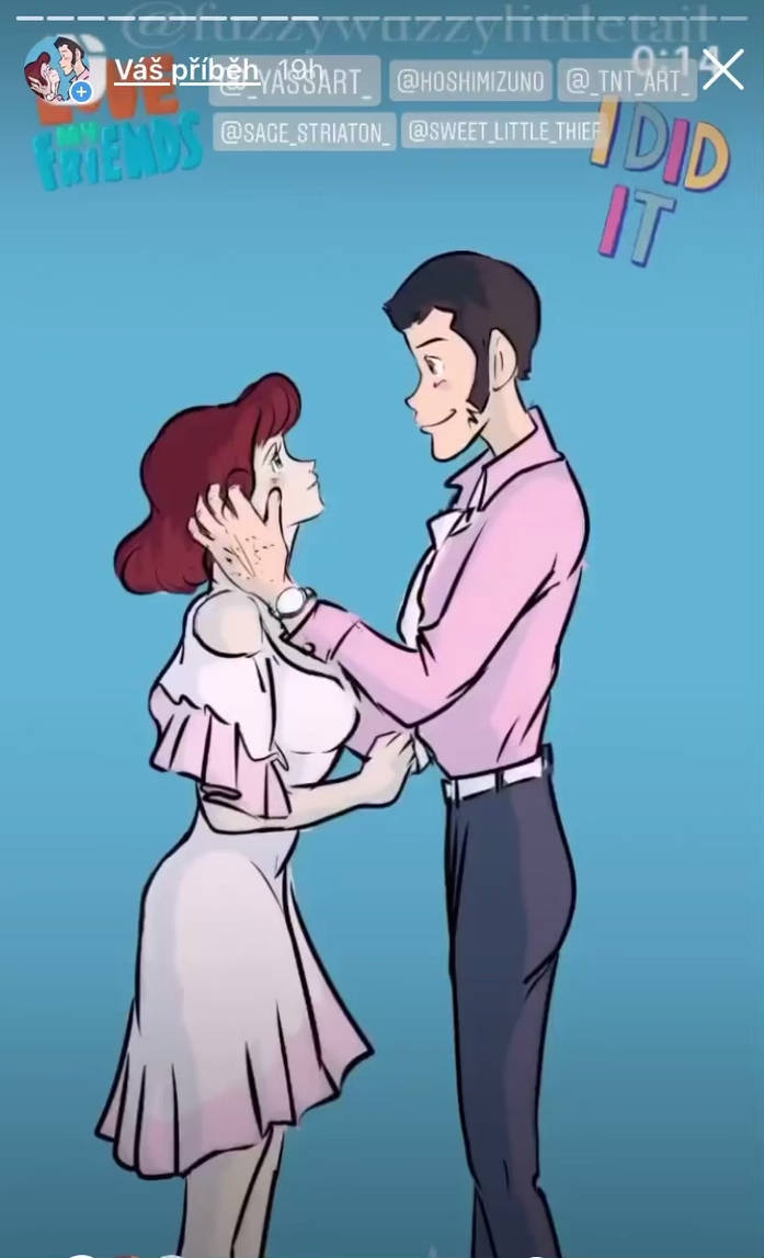 Lupin the third with OCs by Fuzzywuzzylittletail on DeviantArt