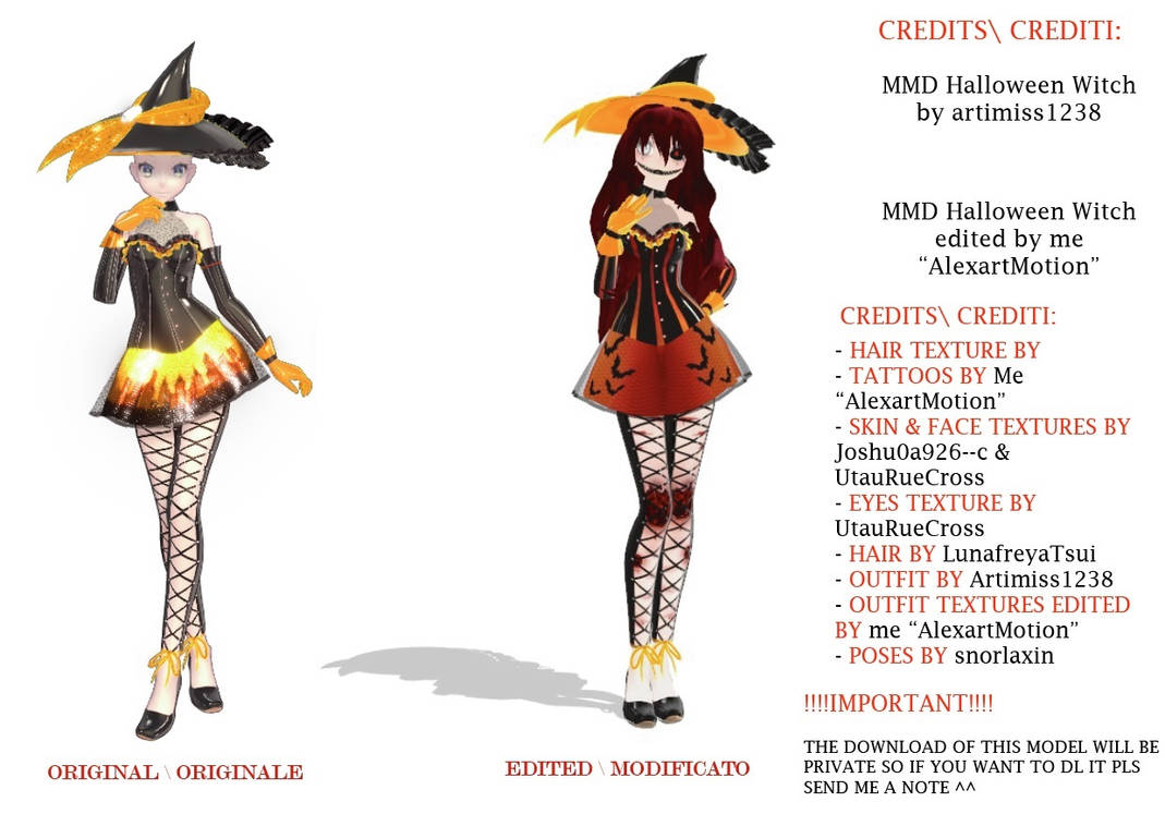 TDA Zombie Witch Model PRIVATE DL by SHINOxNORA on DeviantArt