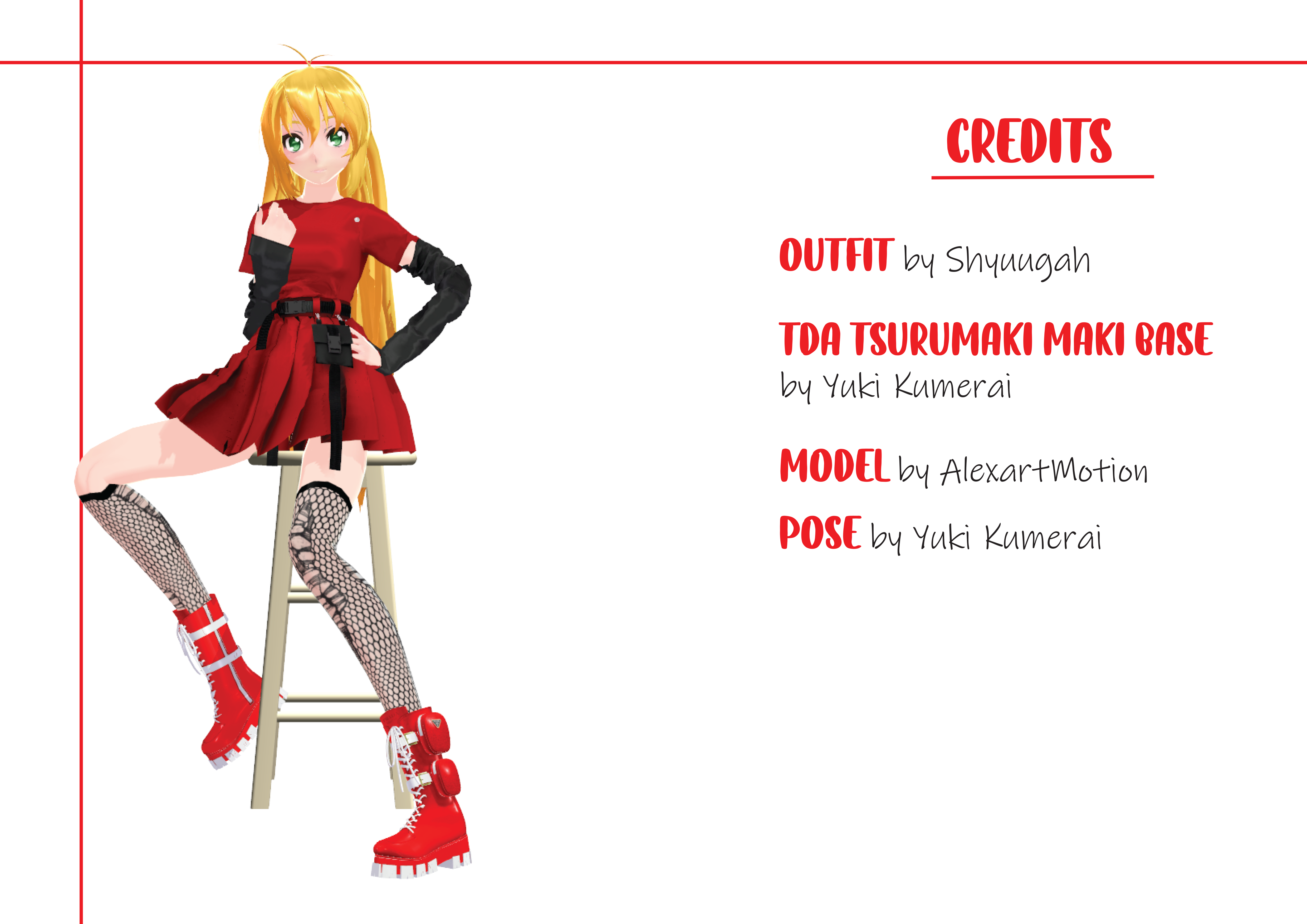 TDA E-girl Style Tsurumaki MAKI MODEL DL by SHINOxNORA on DeviantArt