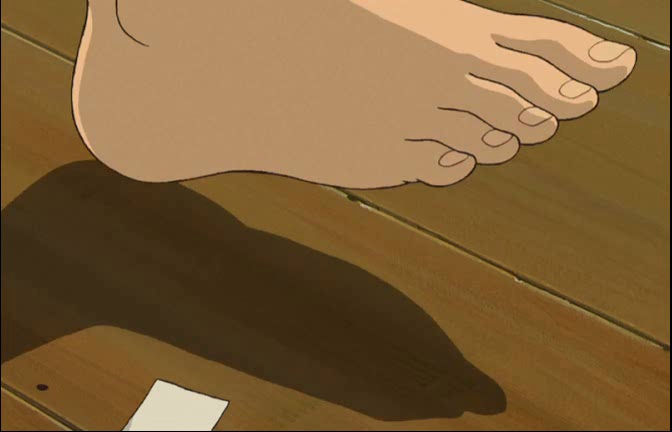 Chihiro's foot glued gif by Incompleteusername01 on DeviantArt