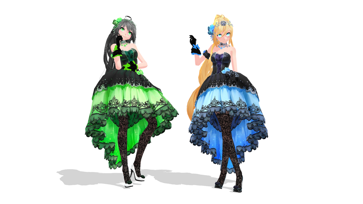 [MMD] Secret Feast Duo [Model DL] by SofiaTheFateless on DeviantArt