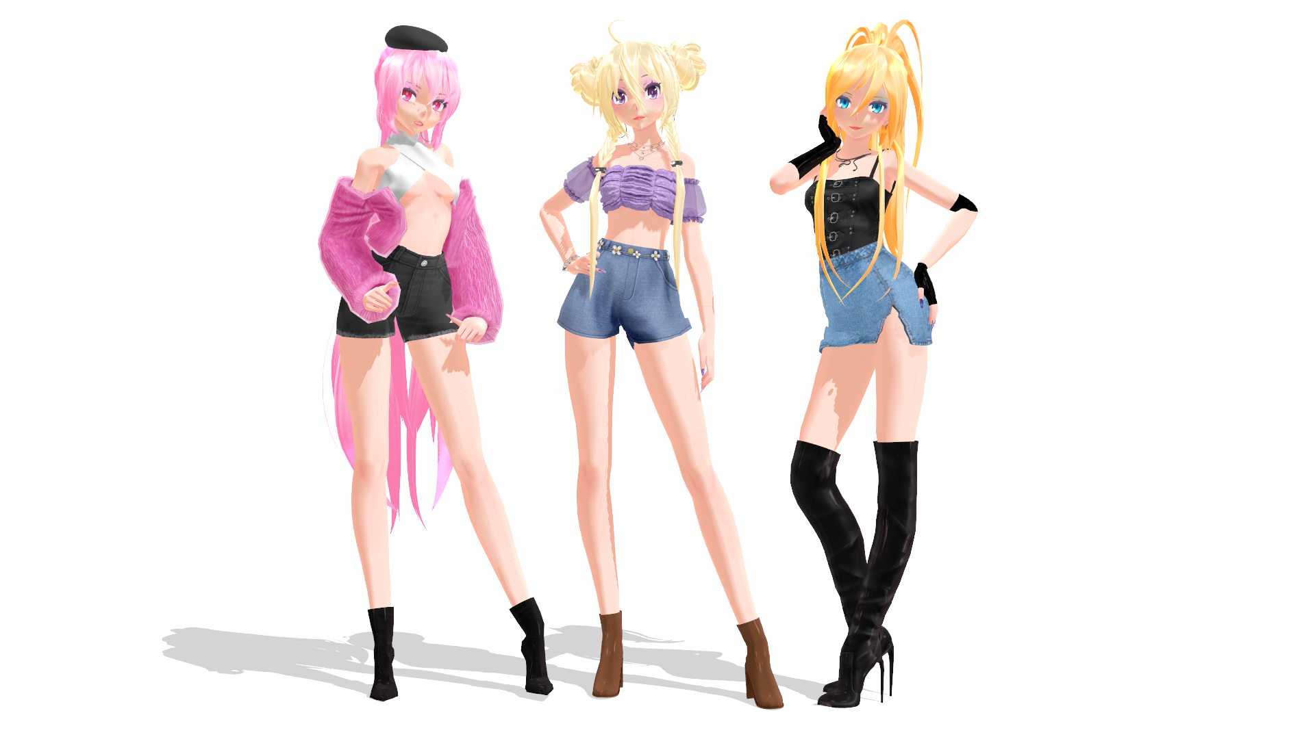 [MMD] Luka, Ia, Lily [Model DL] by SofiaTheFateless on DeviantArt