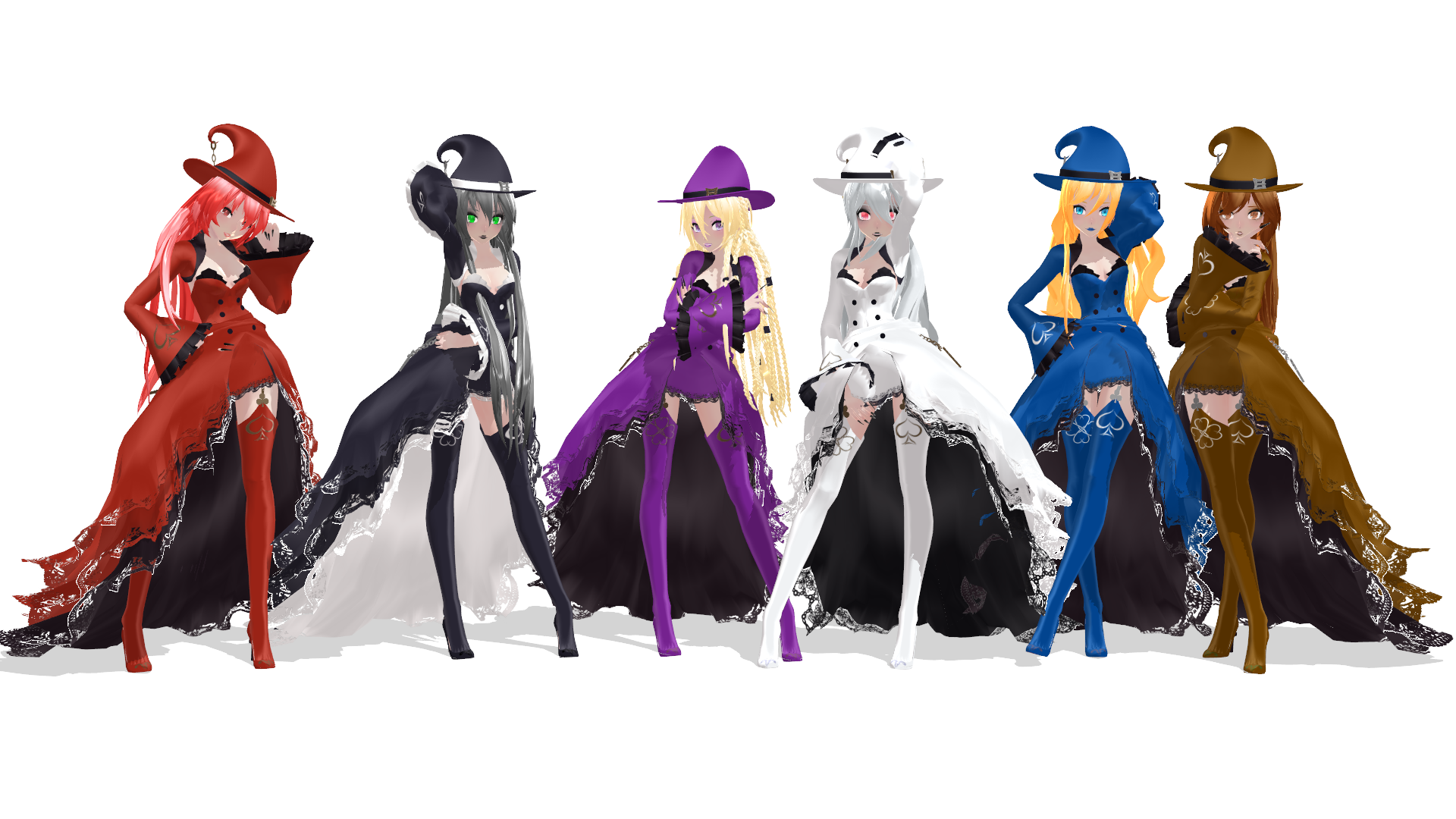 [MMD] Witches [Model DL] by SofiaTheFateless on DeviantArt