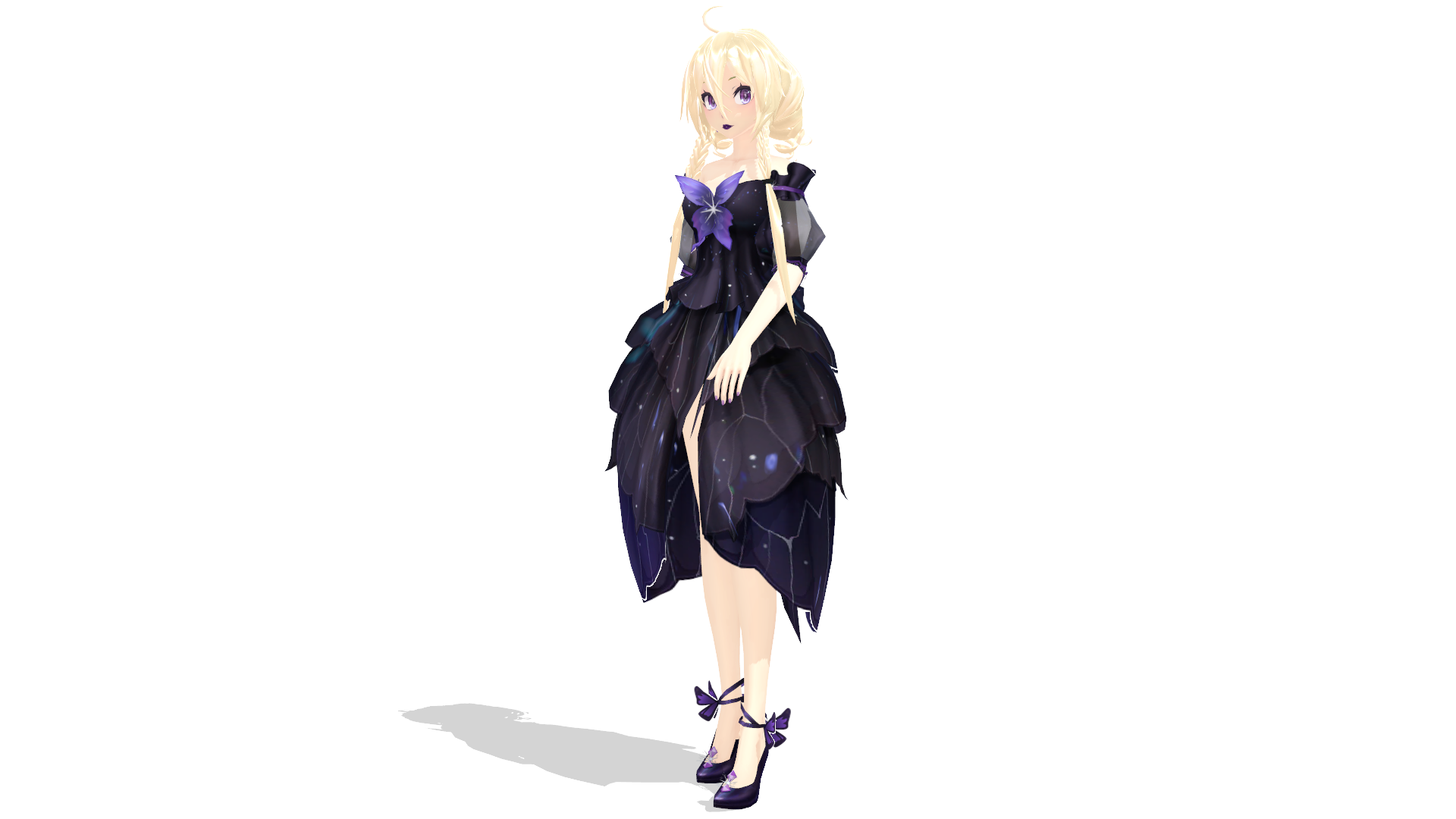 [MMDxDL] Purple Butterfly Ia [Model DL] by SofiaTheFateless on DeviantArt