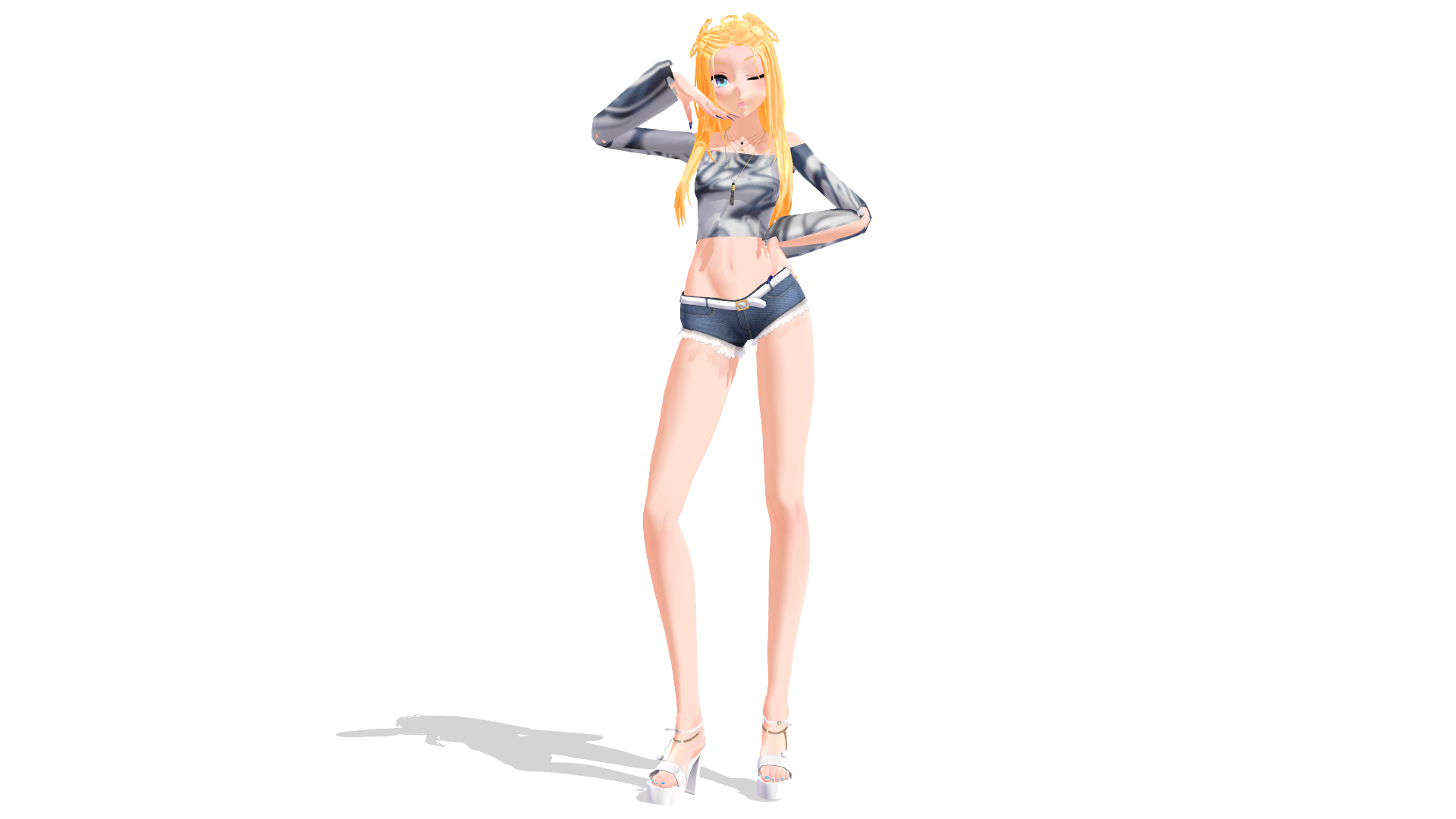 [MMDxDL] Summer Lily [Model DL] by SofiaTheFateless on DeviantArt