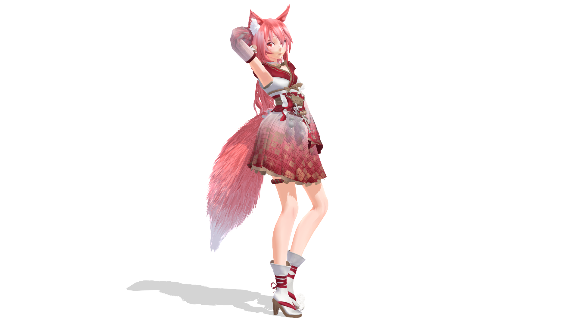 [MMDxDL] Kitsune Shrine Maiden Teto by SofiaTheFateless on DeviantArt