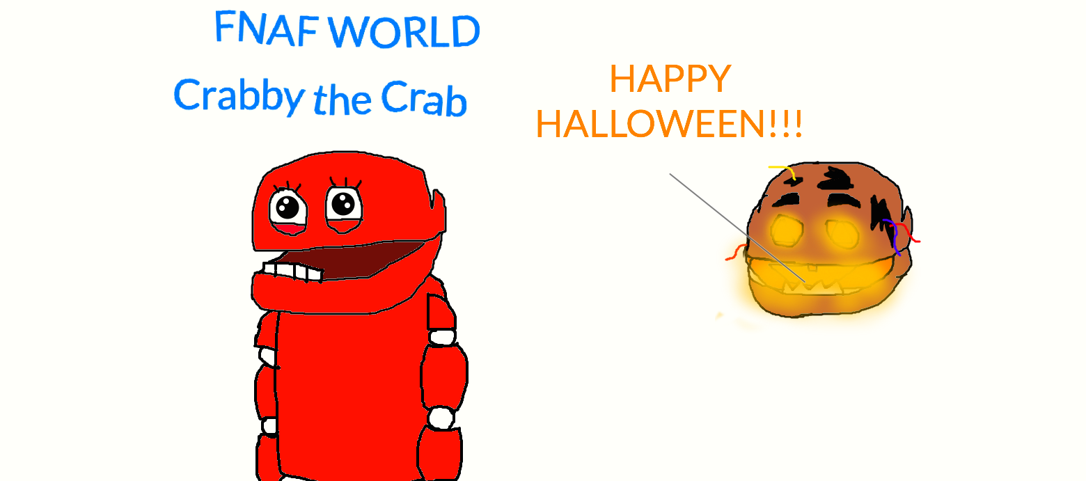 Crabby the Crab in FNAF WORLD by blueboy101010 on DeviantArt