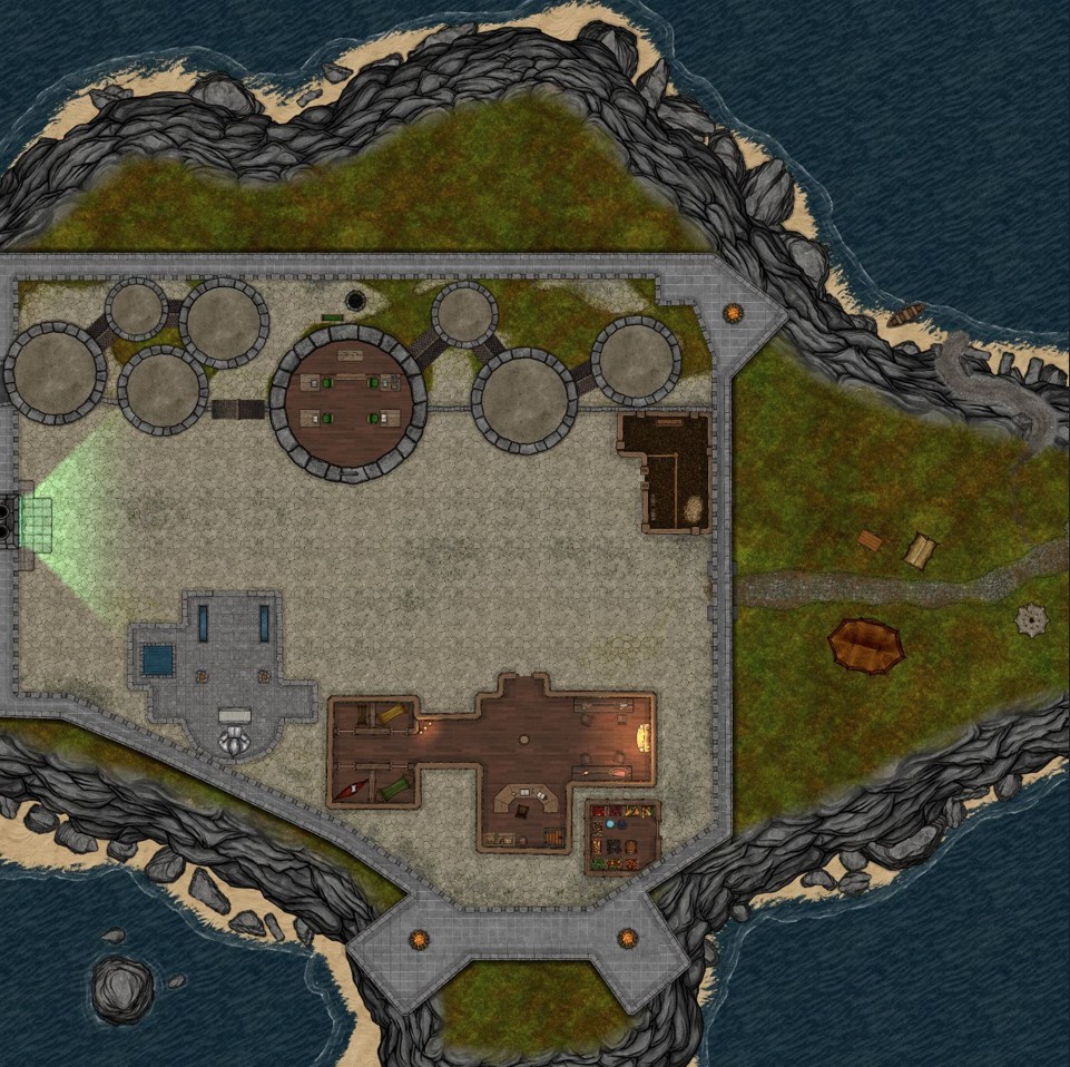 Candlekeep Court of Air Battlemap by lukeclooney on DeviantArt