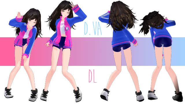 :: mmd overwatch :: 25+ watcher gift - modern! dva by atoswirl on ...