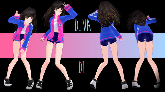 :: mmd overwatch :: 25+ watcher gift - modern! dva by atoswirl on ...