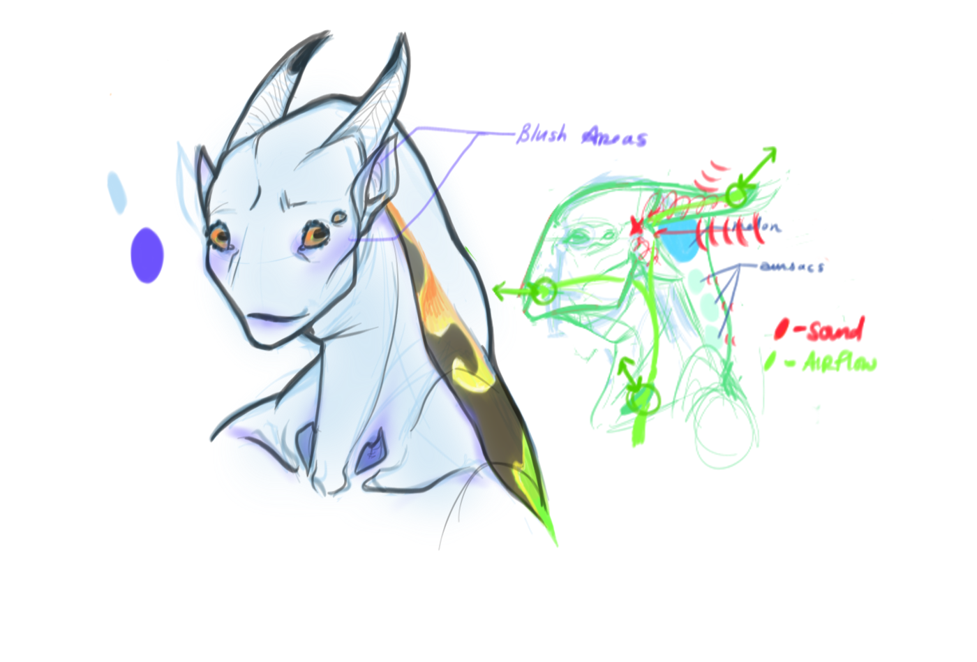 Toridian Anatomy Concepting by Techta on DeviantArt