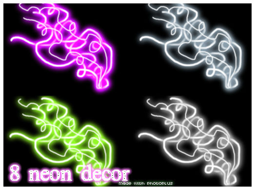 8 Light neon decor by tantaghiuri on DeviantArt
