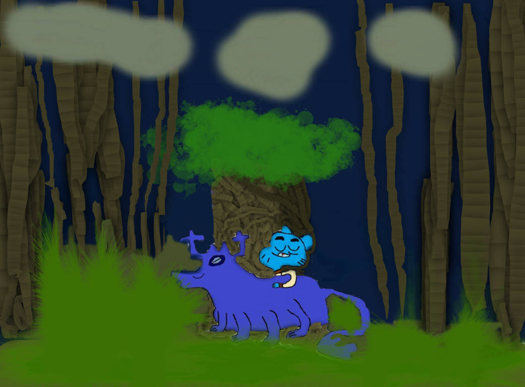 Gumball petting Penny to sleep (Final Version) by The-Double-U on ...