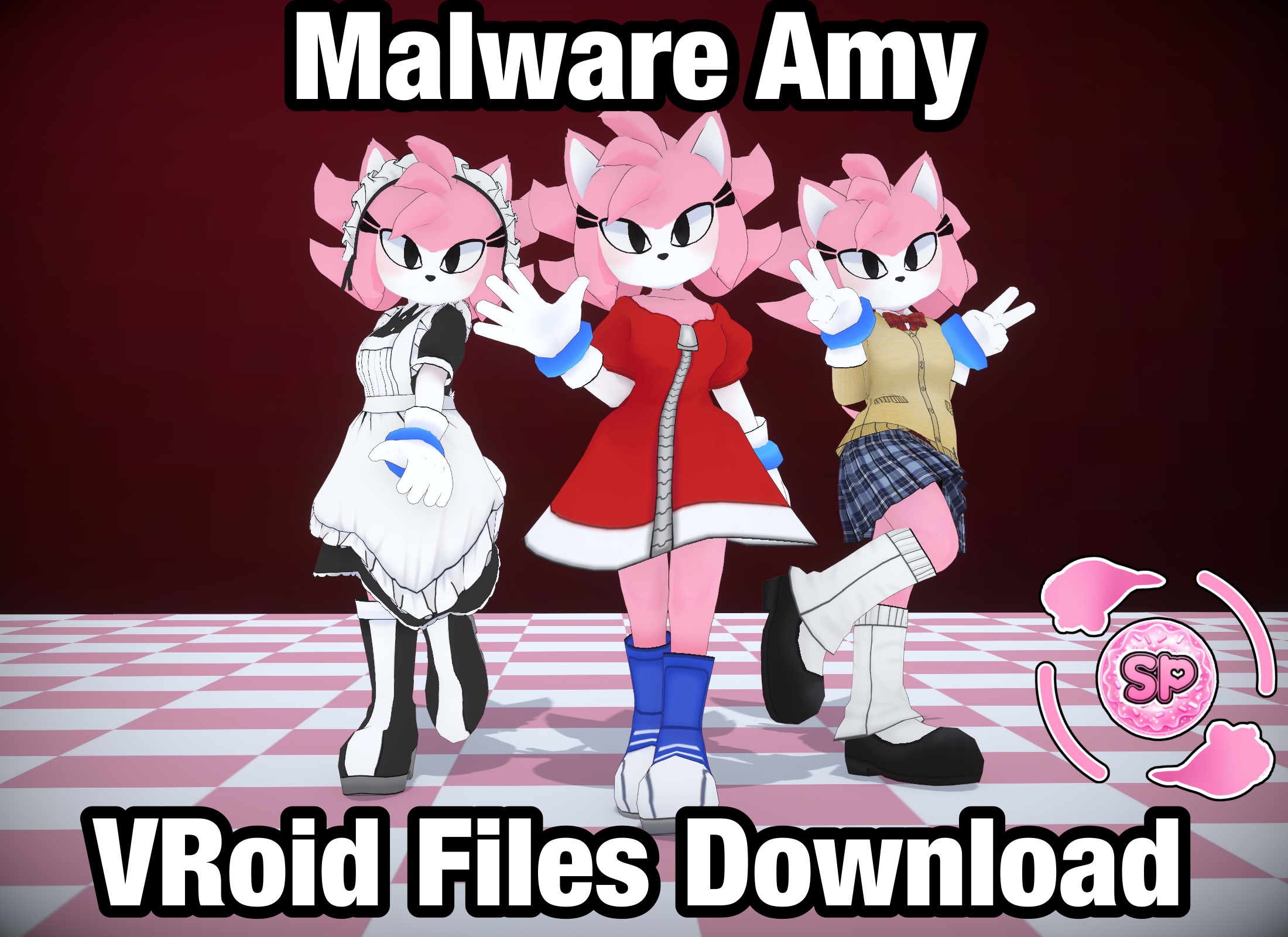 .:Malware Amy VRoid Pack DL:. by XSweetPassionX on DeviantArt
