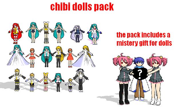 MMD chibi dolls pack by bawicho on DeviantArt