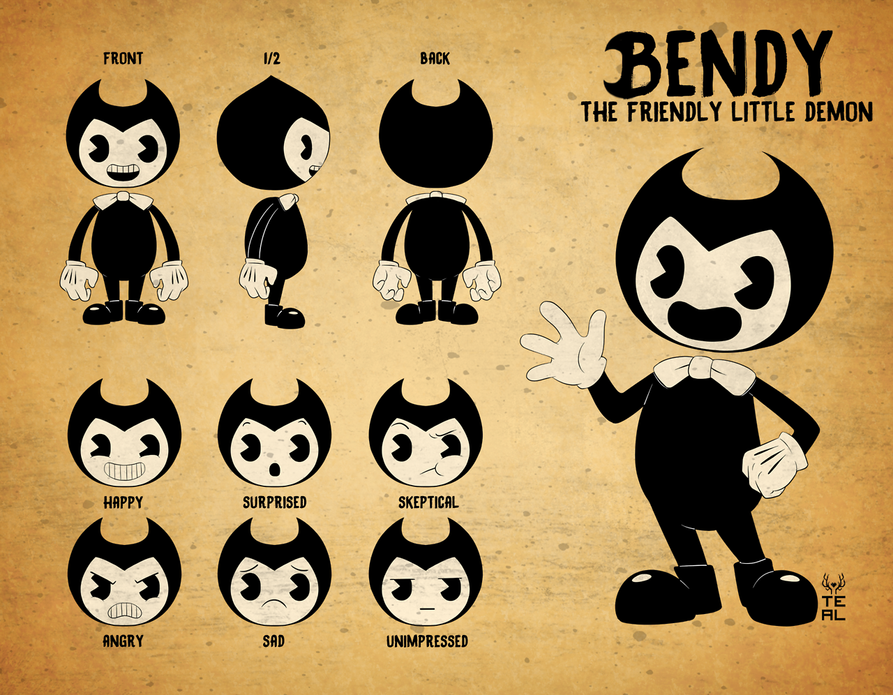 bendy by savagewaluigi2000 on DeviantArt