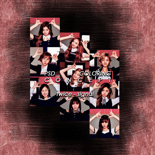 psd coloring concept: signal_twice by randomkpopedits on DeviantArt