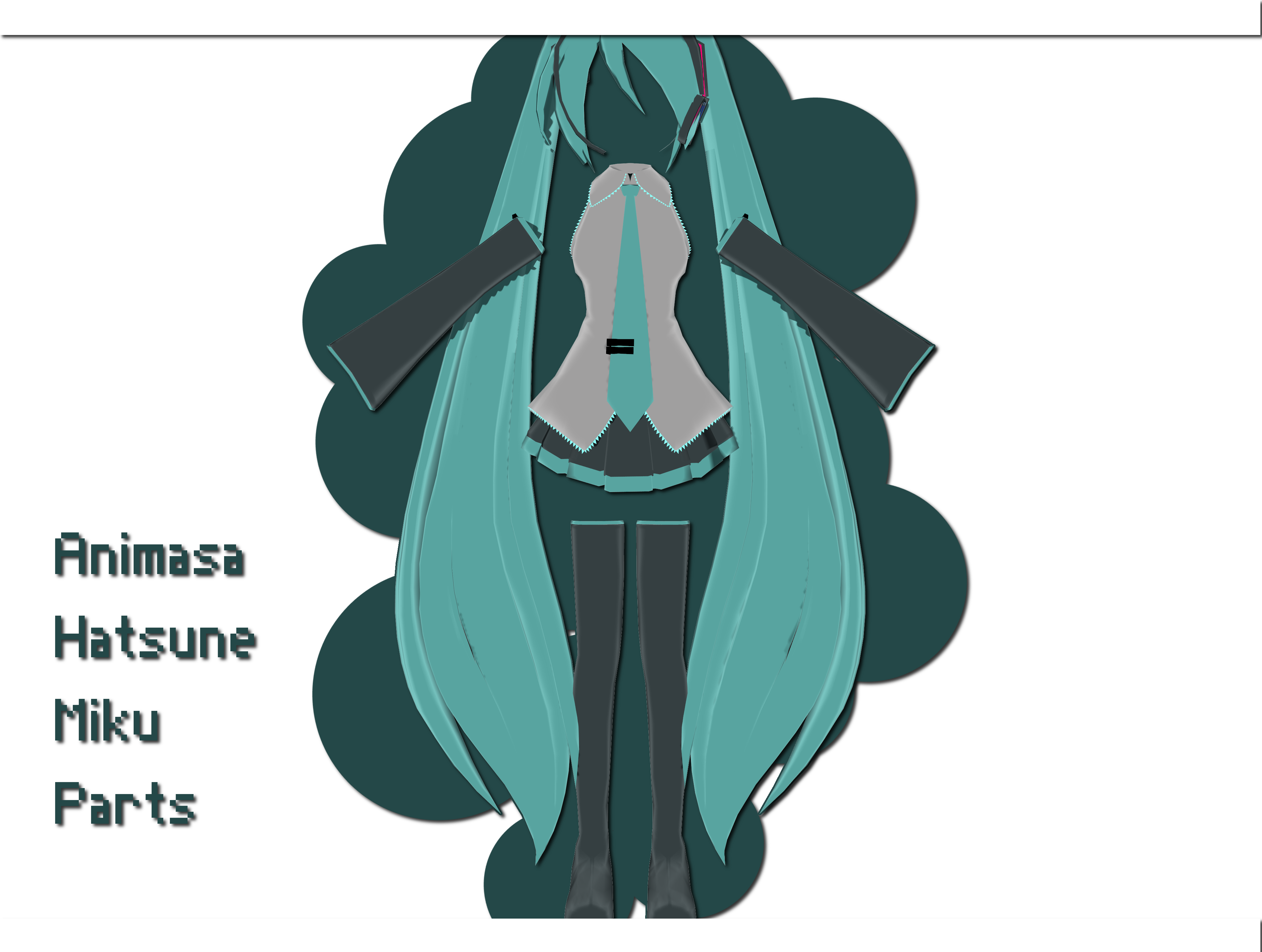 Animasa Hatsune Miku Parts by xkyarii on DeviantArt