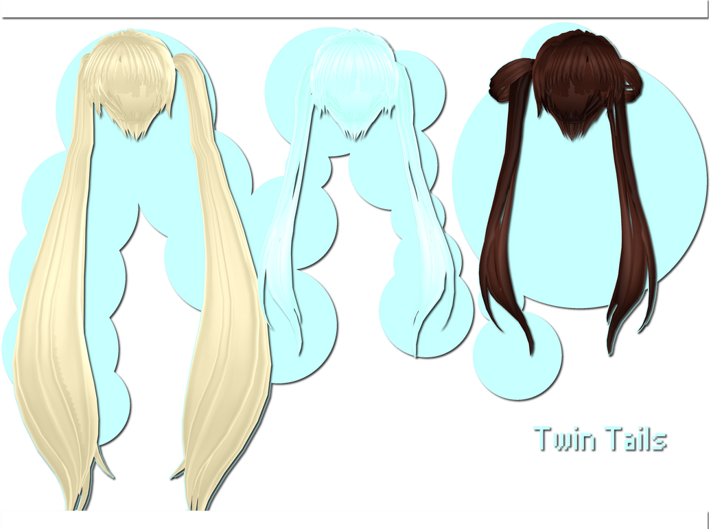 TwinTails DOWNLOAD by xkyarii on DeviantArt