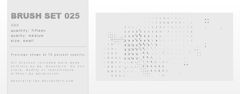 Brush Set 025 by dannielle-lee on DeviantArt