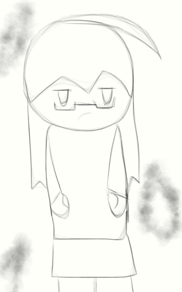 Gloomy Girl (SKETCH) by GoldenKirby31186 on DeviantArt
