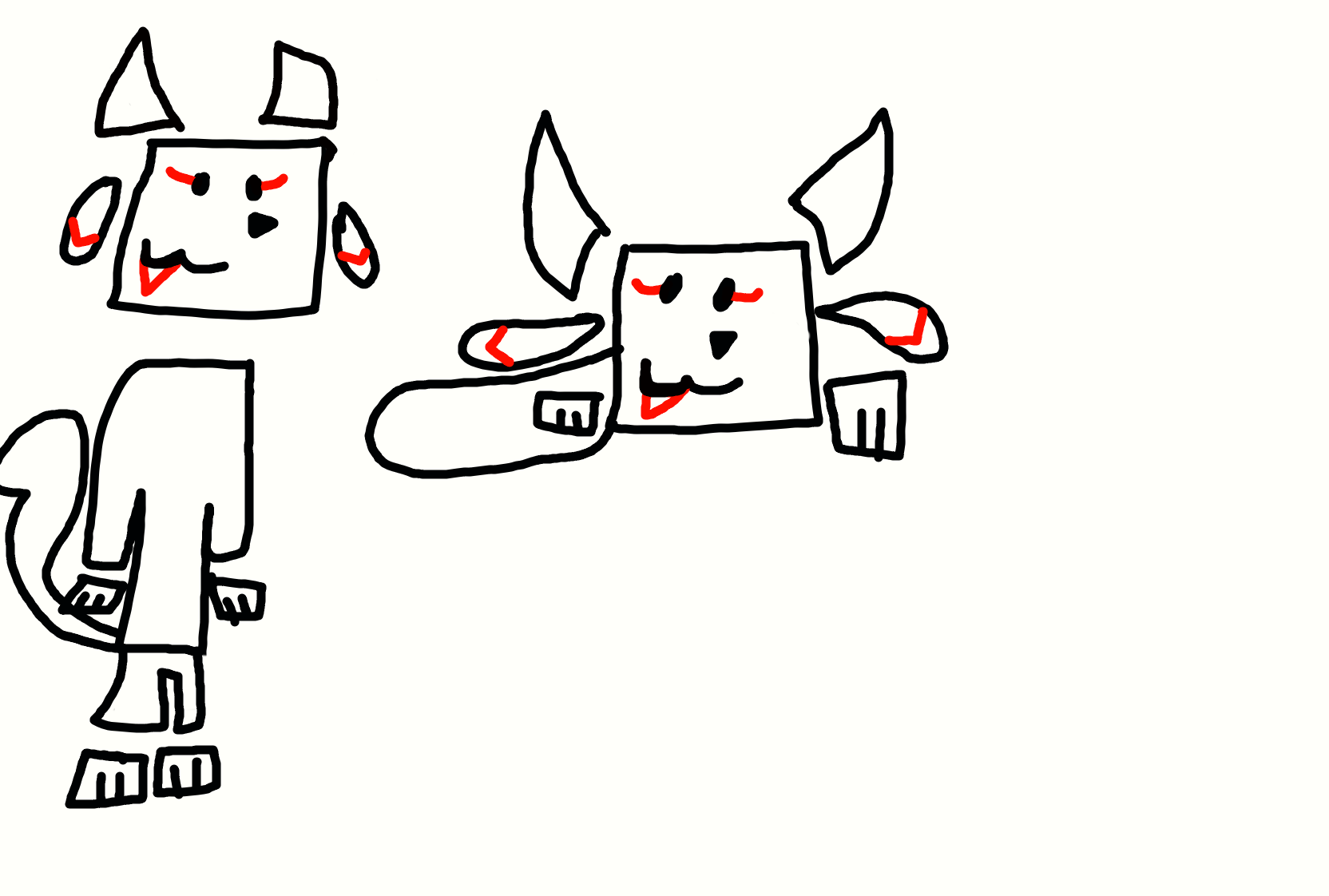 F2U JSAB Kittydog cube oc base by ReshaRajesh on DeviantArt