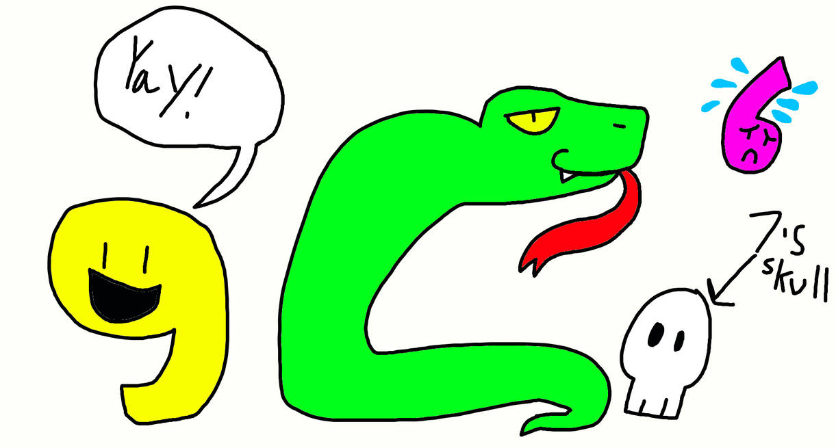The snake after eating 7 (The 7 ate 9 incident) by ReshaRajesh on ...