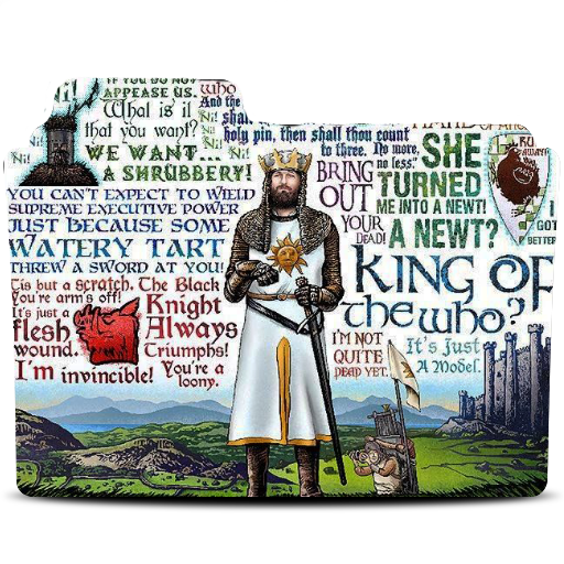 Monty Python and The Holy Grail Folder Icon by GalahadArtworks on ...