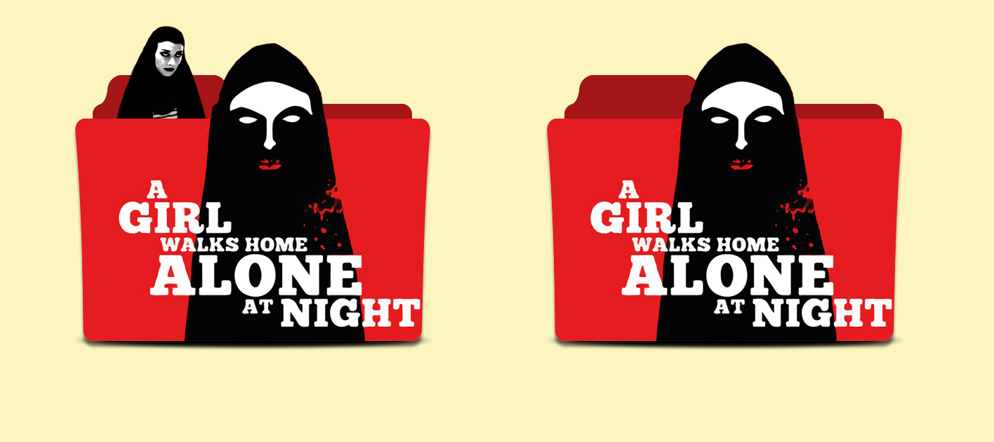 A Girl Walks Home Alone At Night Folder Icon by GalahadArtworks on ...