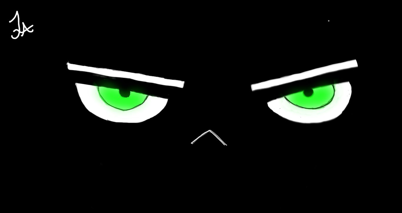 Danny Phantom's Glowing Green eyes by PhantomRecall on DeviantArt