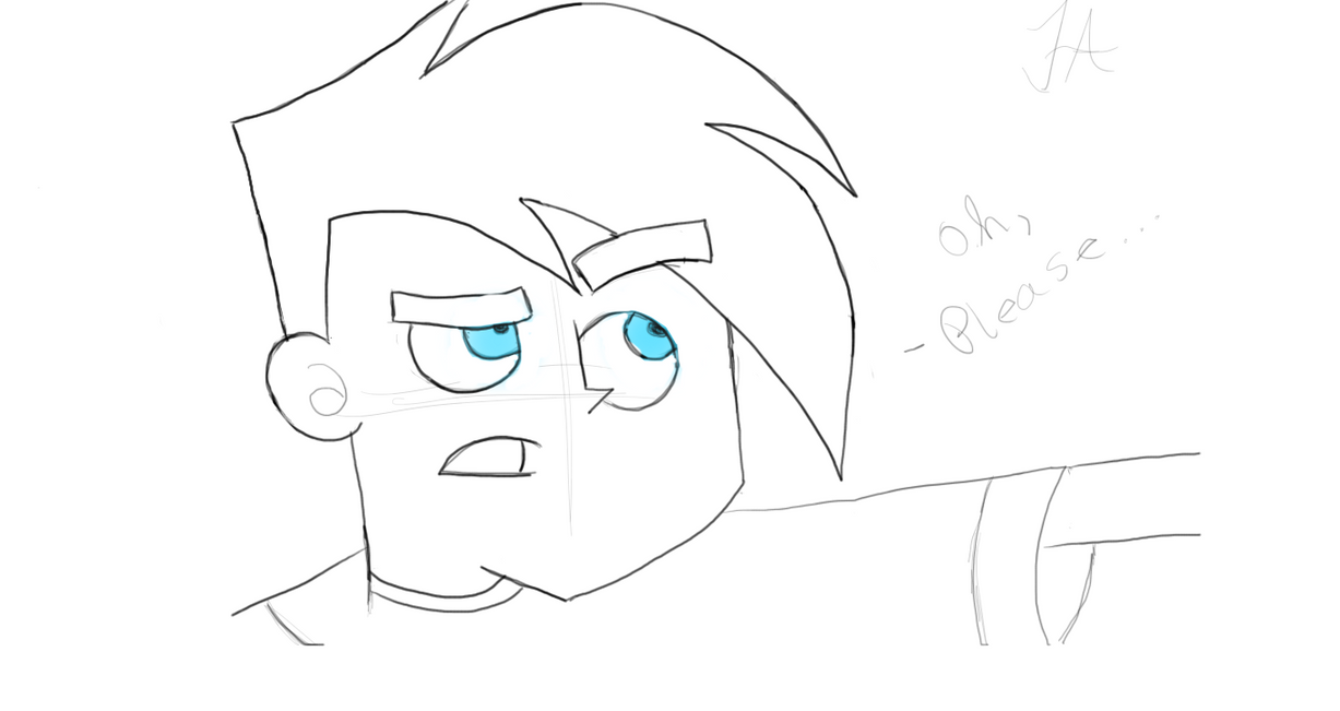 Danny Fenton Drawing whoo!!! by PhantomRecall on DeviantArt