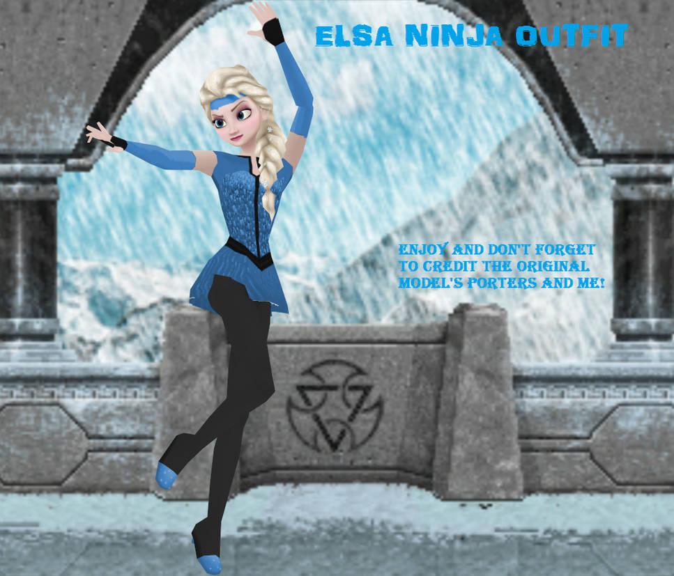 Elsa Ninja outfit - DL available by TexPool on DeviantArt