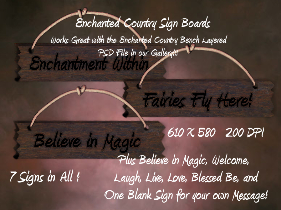 Country Signs 7 PSD Layers by briarmoon-stock on DeviantArt